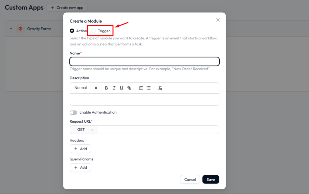 How to Add a Custom App as a Trigger in Bit Flows