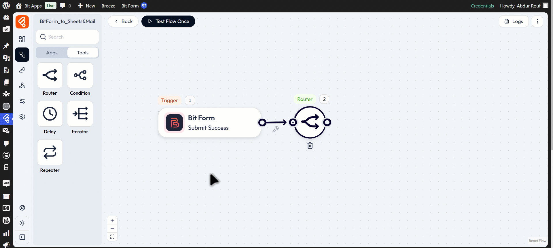 How to use Router Tool in Bit Flows for Multi-Path Flows