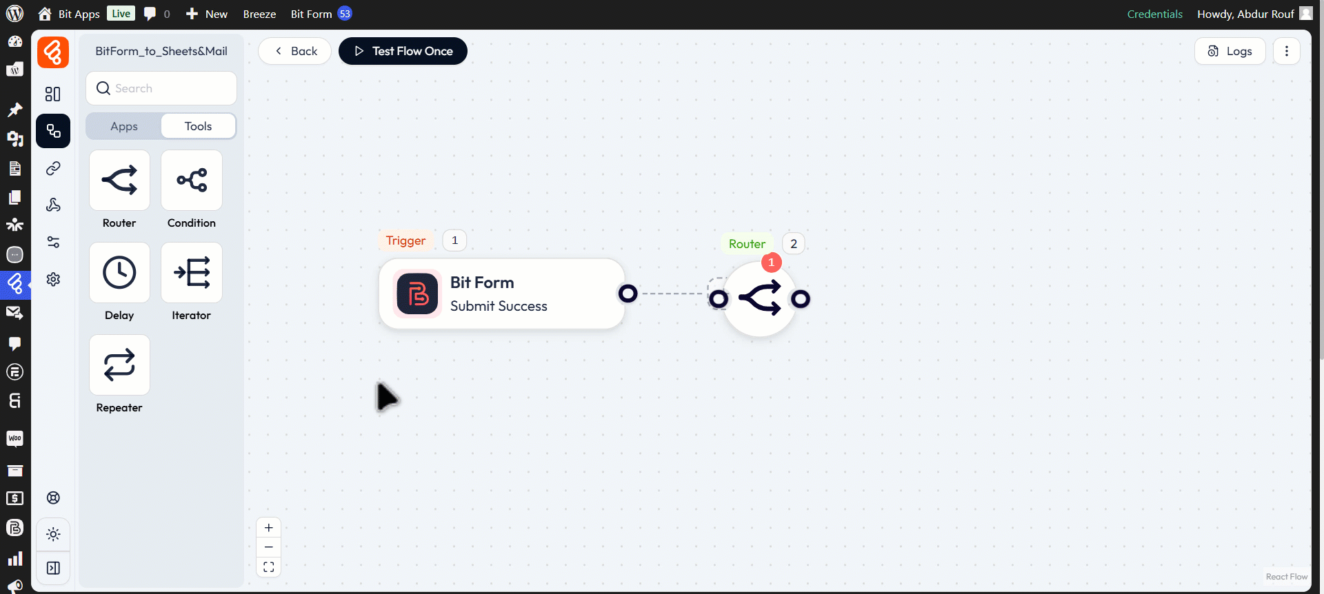 How to use Router Tool in Bit Flows for Multi-Path Flows